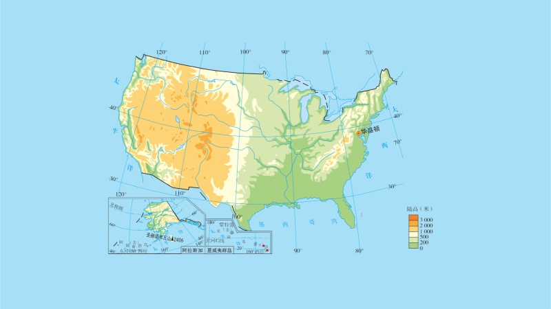 美国的地形与地貌_火花学院